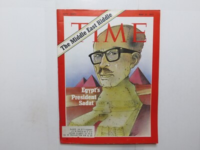 Time Magazine Egypt’s President Sadat Middle East Riddle May 17 1971 BE ...