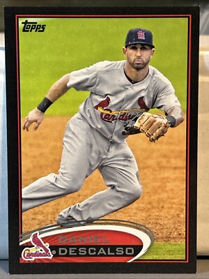 2012 TOPPS BLACK SET BREAK #372 Daniel Descalso 52/61 | eBay
