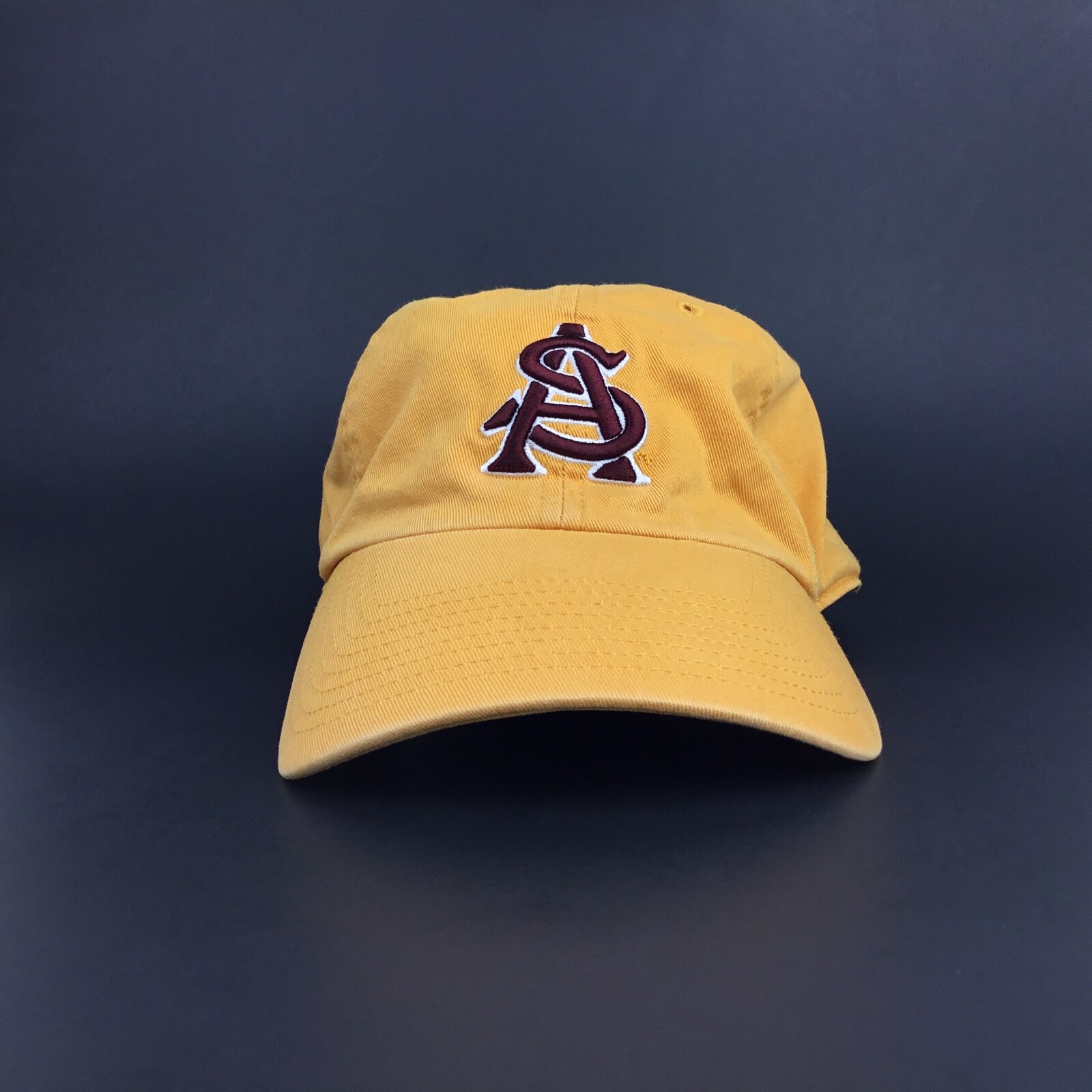 Arizona Sun Devils Yellow Baseball Cap Hat Mens LARGE Fitted - Cotton ...