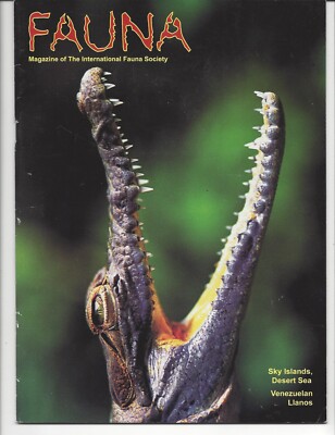 Fauna Magazine Autumn 2002 Venezuelan Llanos Orinoco Croc Arizona Sky ...