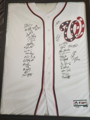 Signed Washington Nationals Team Jersey (NLCE CHAMPIONS)!! | eBay