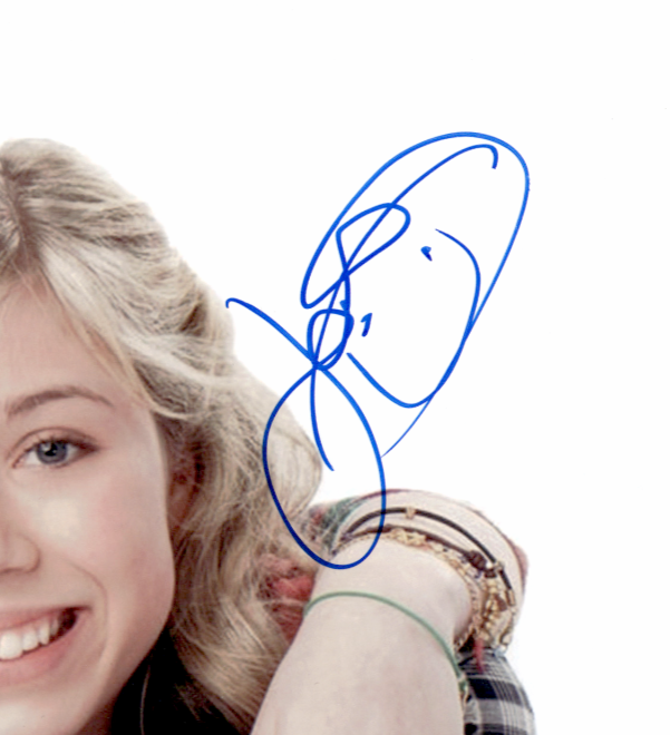 Miranda Cosgrove & Jennette McCurdy iCarly Autographed 8x10 Photo COA ...