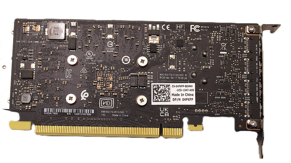 NVIDIA T600 4GB GDDR6 GPU Low Profile Bracket 4x MINI Displayport | eBay