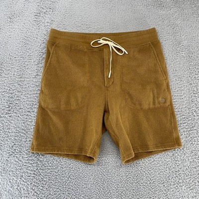 Outerknown Sweat Shorts Mens Large Brown Terry Cloth High Tide Pockets ...