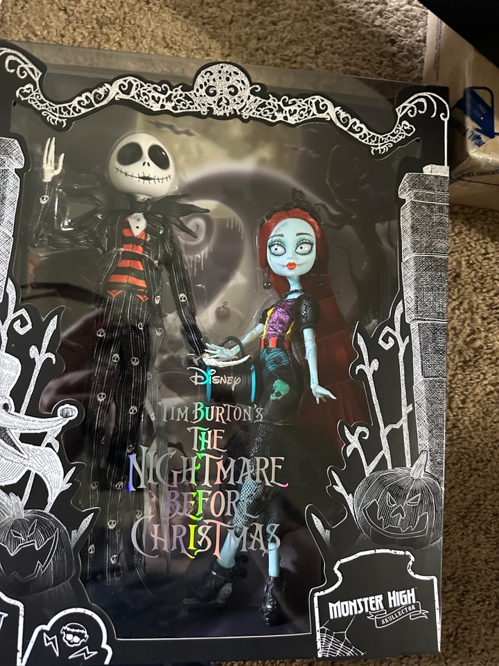 Monster High Skullector The Nightmare Before Christmas Jack & Sally ...