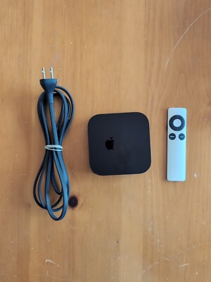 Apple TV A1378 2nd Generation Black Wireless HD Media Streamer As Is ...