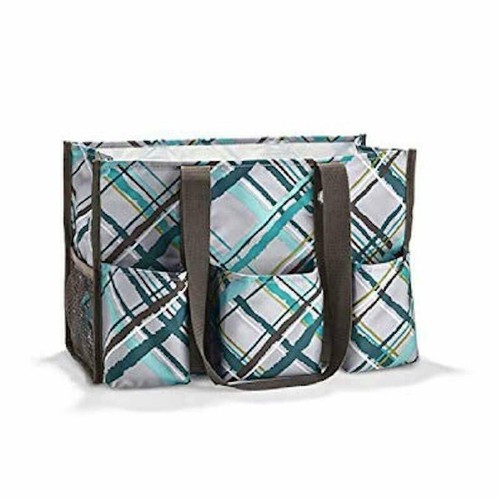 Thirty One Organizing Utility tote 31 gift shoulder mummy bag in Sea ...