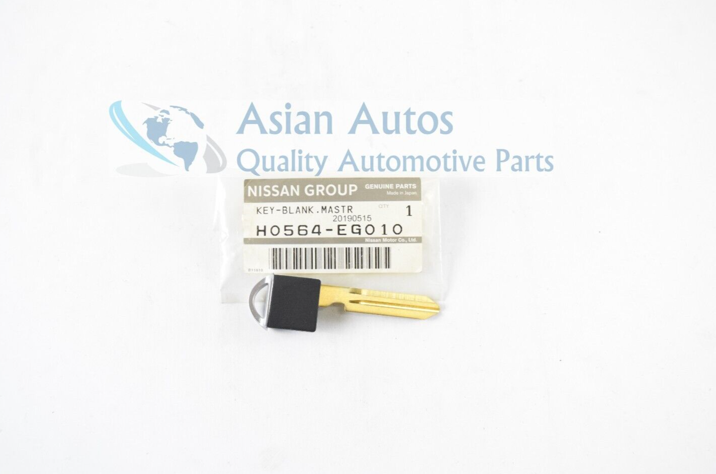 GENUINE NISSAN BLANK MASTER REPLACEMENT SMART KEY BLADE OEM H0564-EG010 ...
