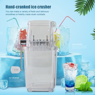 5# Hand-Cranked Ice Crusher Household Ice Breaker Manual Ice Crusher ...