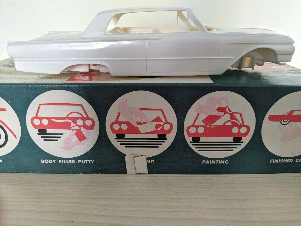 ***ORIGINAL ISSUE*** AMT STYLINE KIT 1961 FORD GALAXIE HT *COMPLETE ...