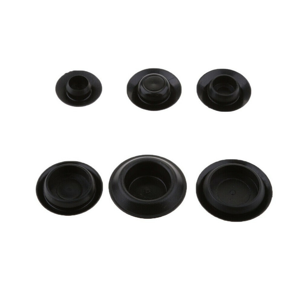 60 Piece Flush Mount Black Hole Plug Assortment For Auto Body And Sheet ...