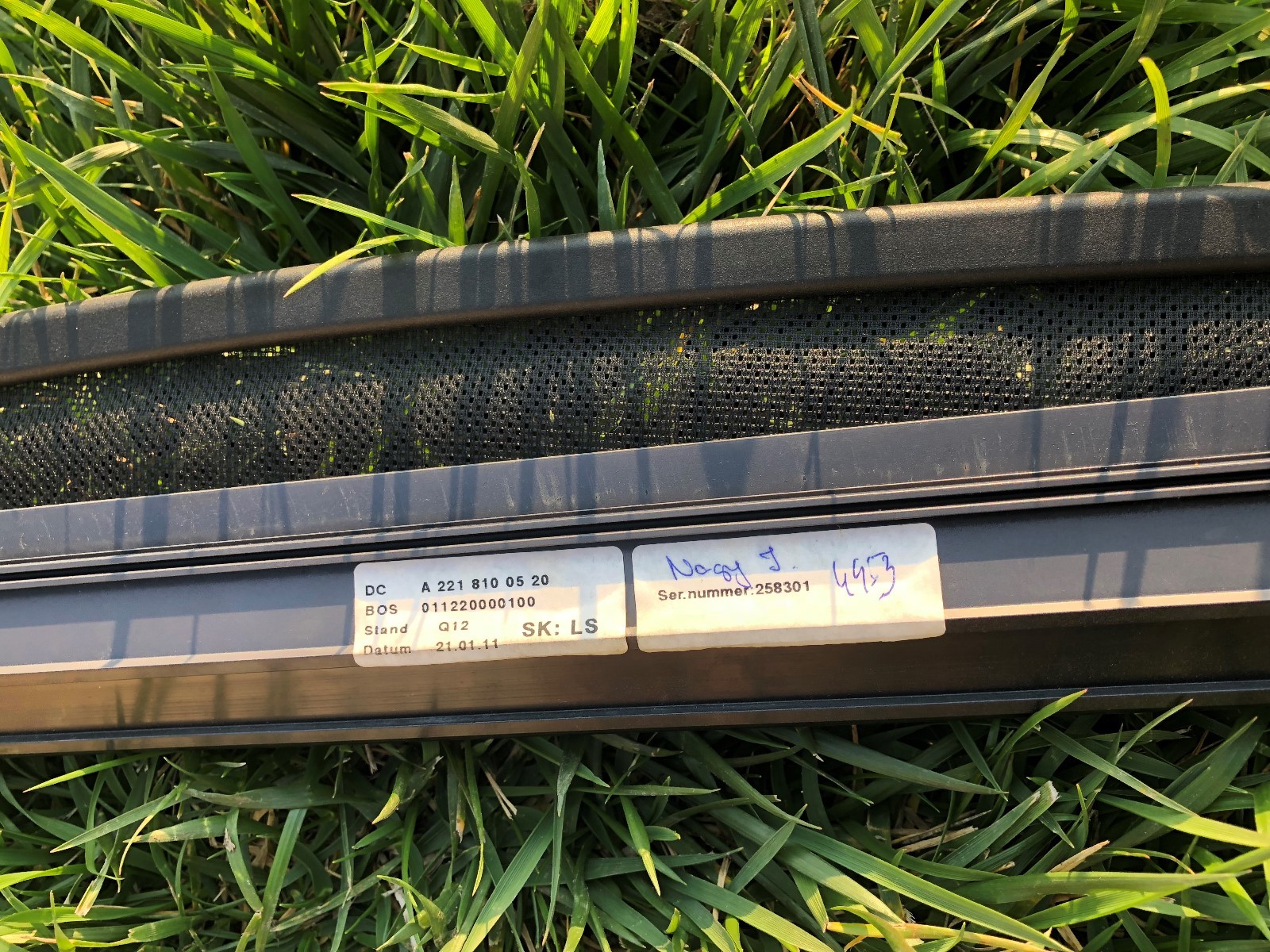 2007-2012 Mercedes-Benz W221 S550 S63 S600 S400 AMG door window sun ...