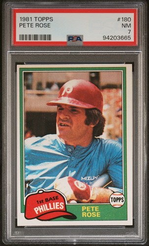 1981 TOPPS #180 PETE ROSE PSA 7 | eBay