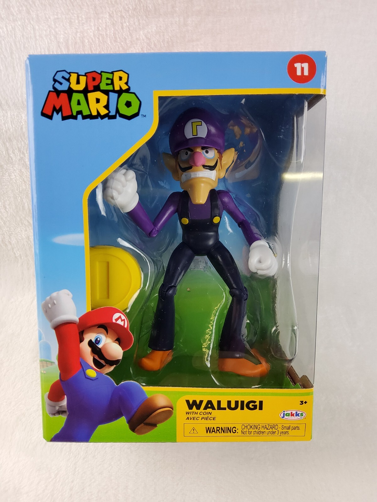 Super Mario Waluigi 5" Figure 11 Jakks Pacific World Of Nintendo ...