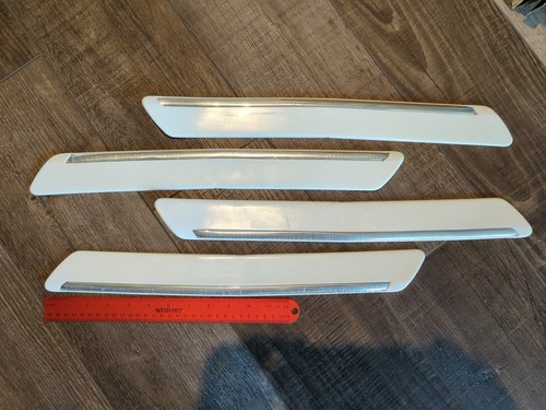 Universal White Bumper Guards 4 Pcs Stick-on 2x19" | eBay