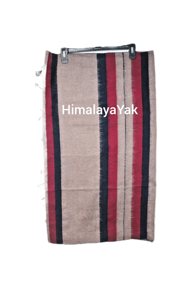 Himalayan Yak Wool Wrap Cozy very warm and soft 80" x 32" inches ...