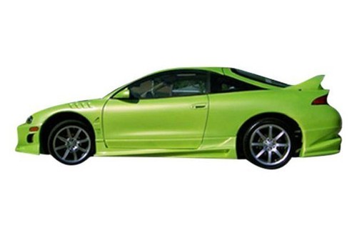 KBD Body Kits Urethane Bomb Side Skirts Fits Mitsubishi Eclipse & Talon ...