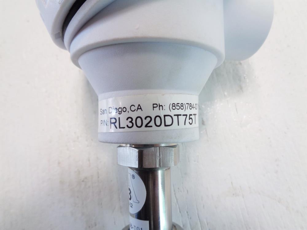 Reotemp Sanitary RTD Temperature Sensor Assembly RL3020DT75T | eBay