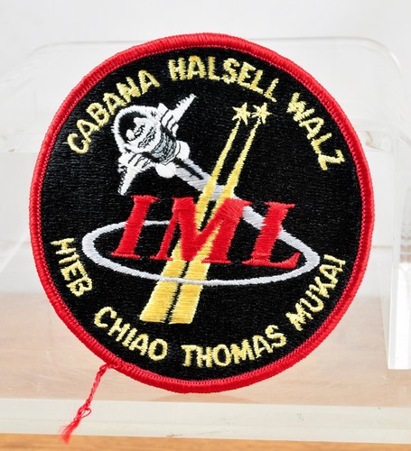 NASA Space Shuttle Embroidered Patch IML International Microgravity Lab ...