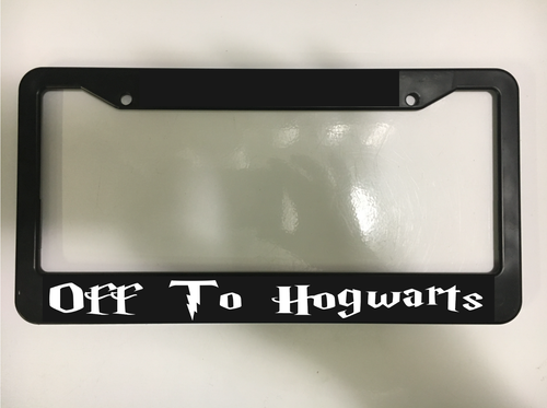 Off To Hogwarts Witch Wizard School Harry Potter Disney Car License ...