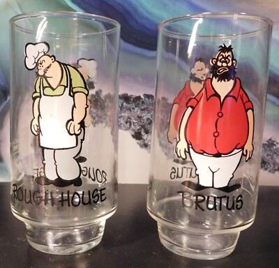 1975 Coca Cola Kollect A Set Series Both BRUTUS & ROUGH HOUSE Character ...