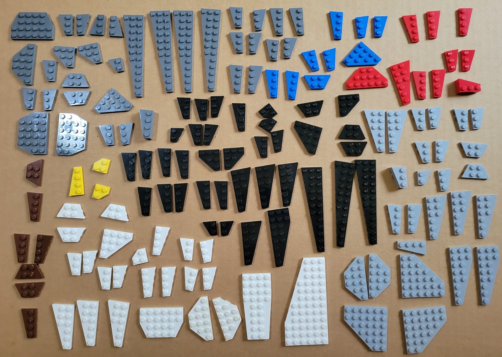 Lego Wedges Wings White Black Grey Red Space Ship Star Wars Vehicles ...