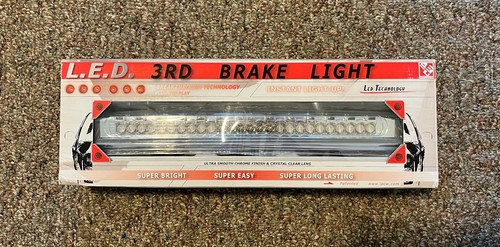 IPCW LED3-1009C Crystal Clear LED Third Brake Light for 2004-2015 ...
