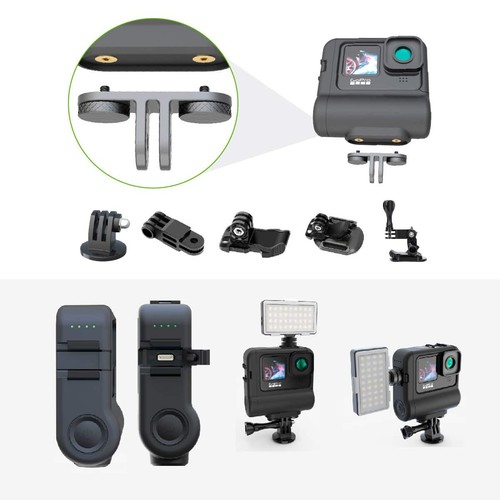 Digipower - Waterproof battery case for GoPro Hero13, Hero 12, Hero11 ...