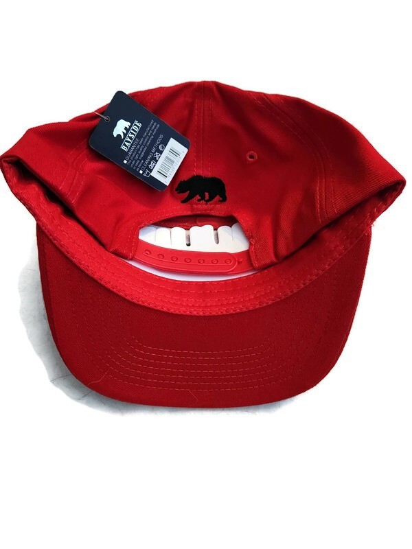 Bayside Snapback California Republic Red Hat | eBay