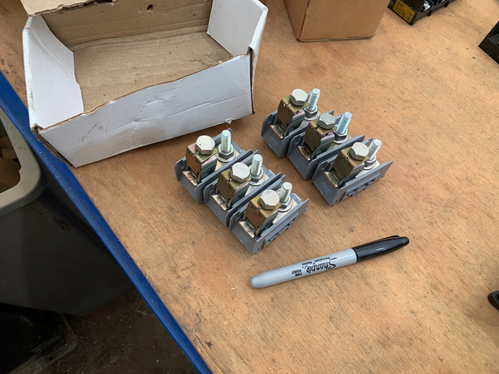 TE Entrelec Link Terminal M70-31.AF Grey P/N 1SNA115142R1100 (Lot of 6 ...