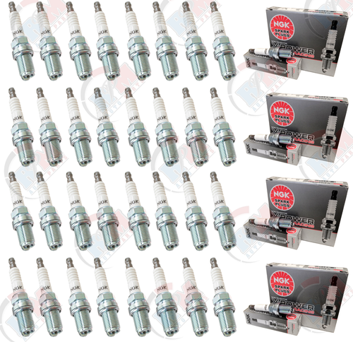 NGK R5671A8 4554 RACING Spark Plugs 32pc Case V Power Nitrous Turbo ...