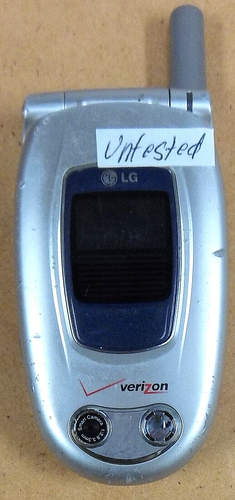 LG VX6000 - Silver and Blue ( Verizon ) Very Rare Cellular Flip Phone ...