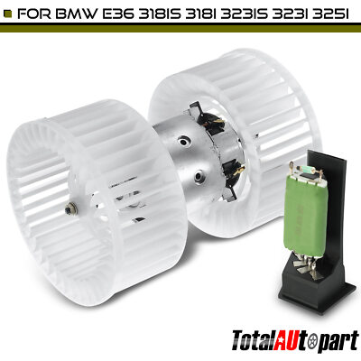 New HVAC Blower Motor & Resistor Kit for BMW E36 318is 318i 323i 325i ...