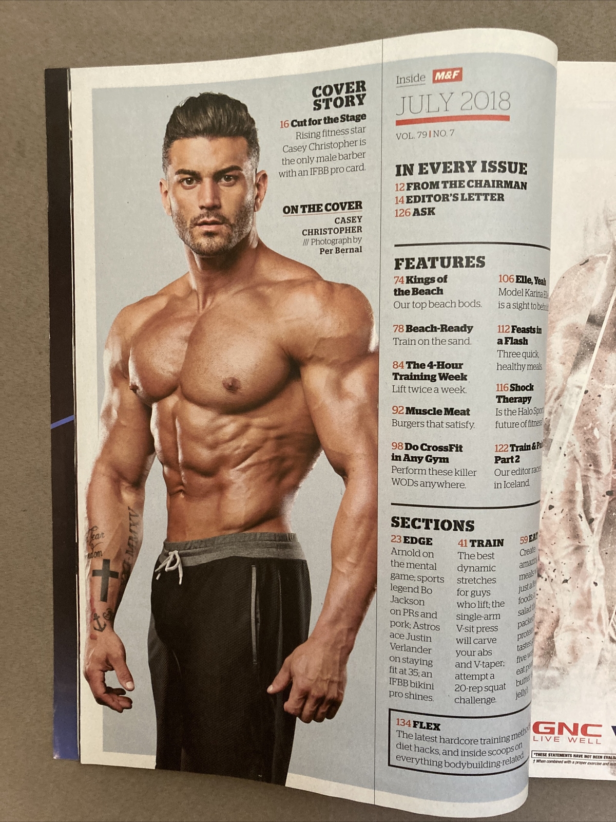 Muscle & Fitness Bodybuilding Magazine / Casey Christopher / 07-18 | eBay