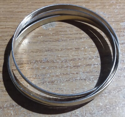 Vintage Bangle Tangle Bracelets 3-1/8 inch Beautifully Etched Gold Tone ...