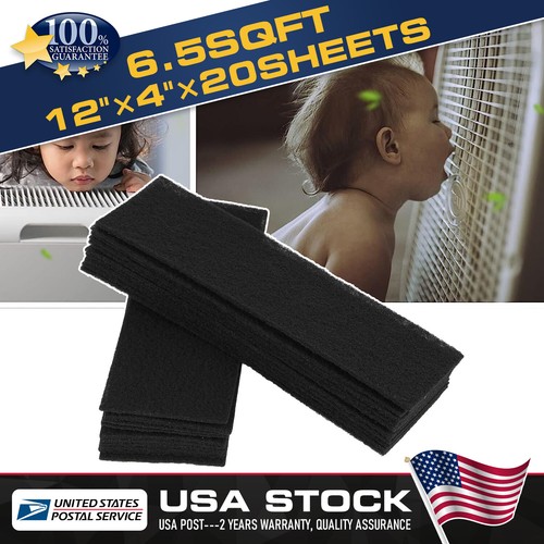 4" x 12"Activated Carbon Air Vent Filters for Charcoal/AC Vent Filter ...
