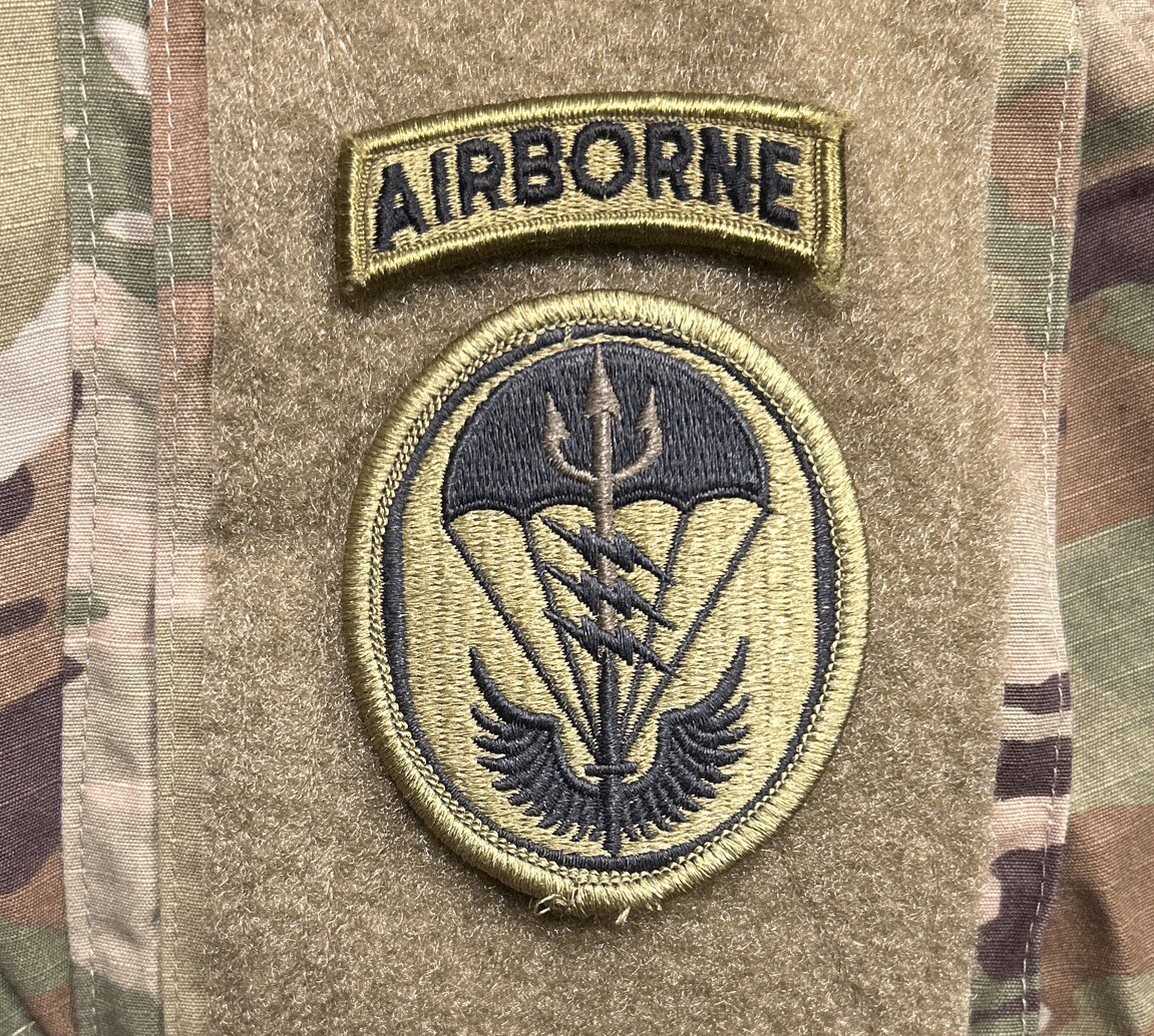 Us Army Special Forces Patch Airborne Tab Ocp W Army Legacy Logo