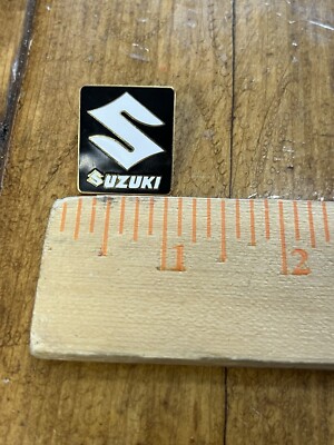 Vintage Suzuki Motorcycle Pinback Pin | eBay
