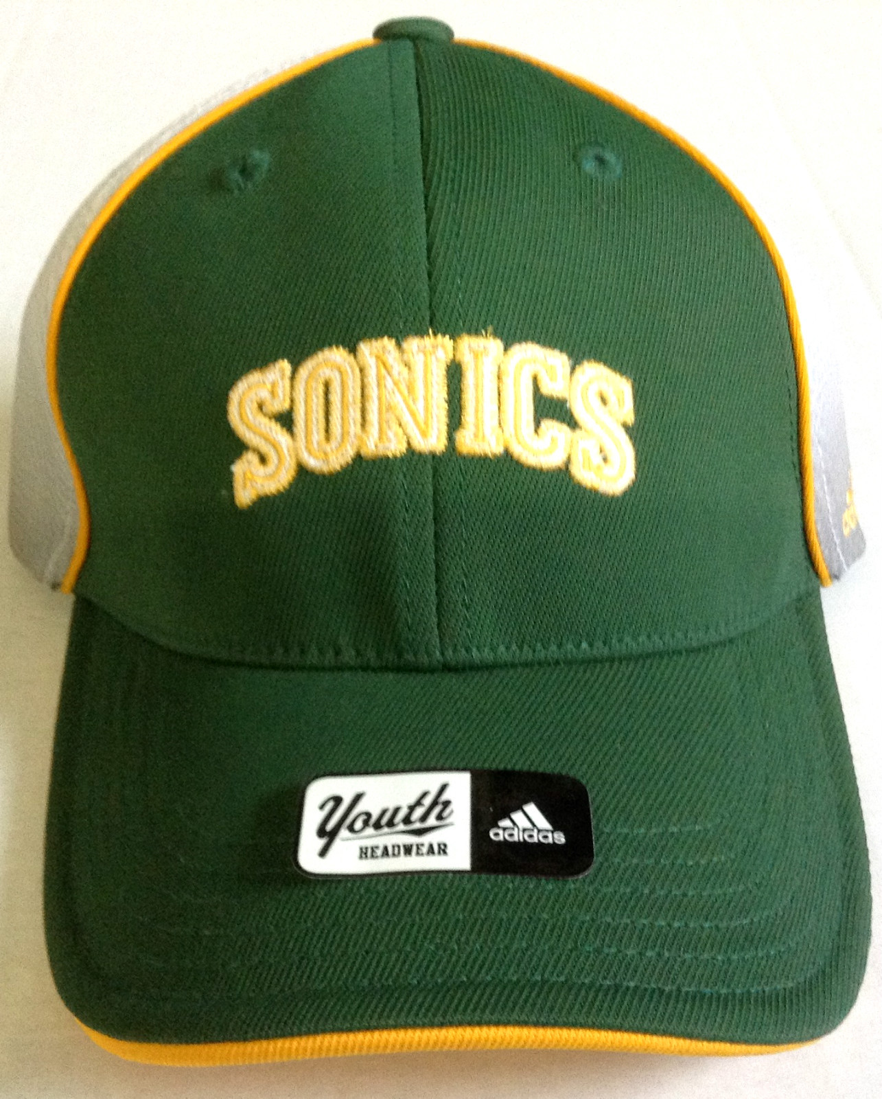 NBA Seattle Supersonics Adidas Youth Curve Brim Cap Hat NEW! | eBay