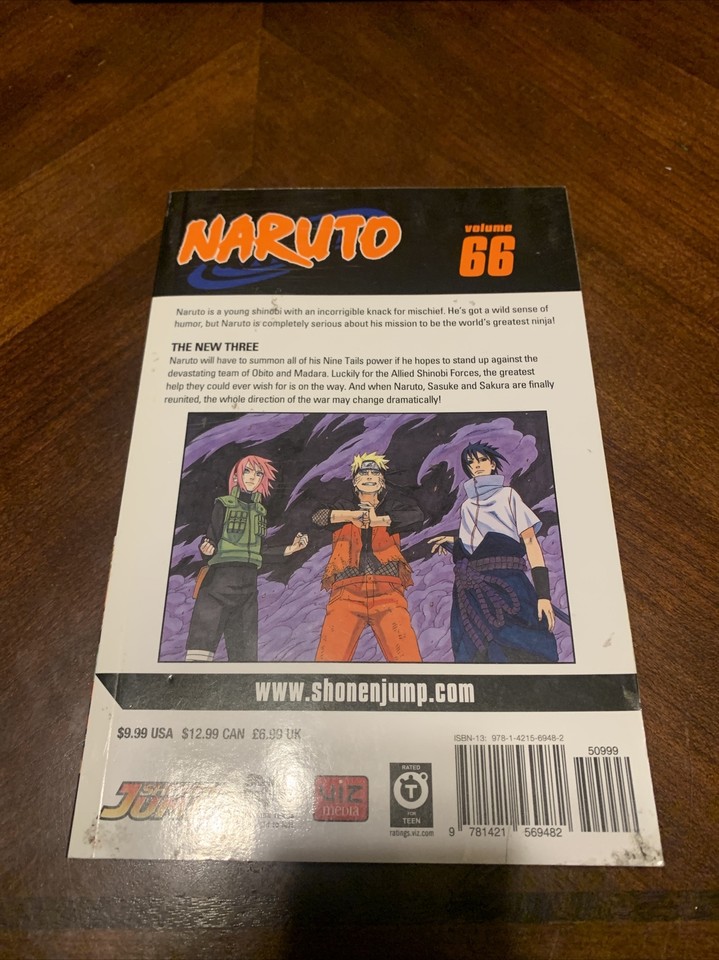 Naruto Vol 66 Manga Graphic Novel | eBay