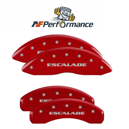 MGP Red Aluminum Caliper Covers For 2007-2020 Cadillac Escalade Base ...