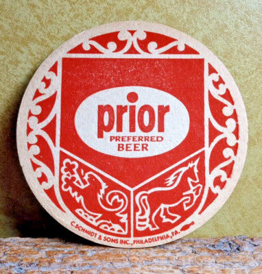 Schmidt's Prior Beer Coaster | eBay