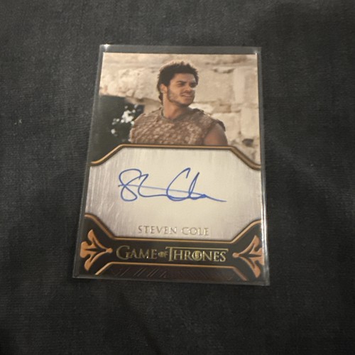 Game of Thrones Legends Of The Realm STEVEN COLE Legacy Auto Autograph ...