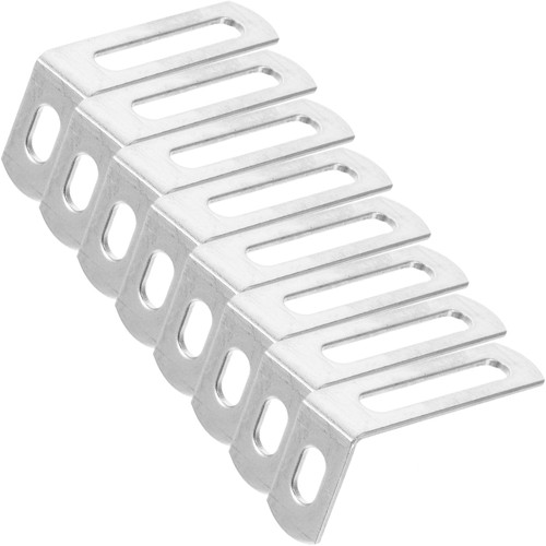 20pcs Corner Brackets Slotted Hole Corner Braces Right Angle Bracket ...