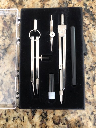 Vintage Drafting Tool Compass Small Set Engineering | eBay