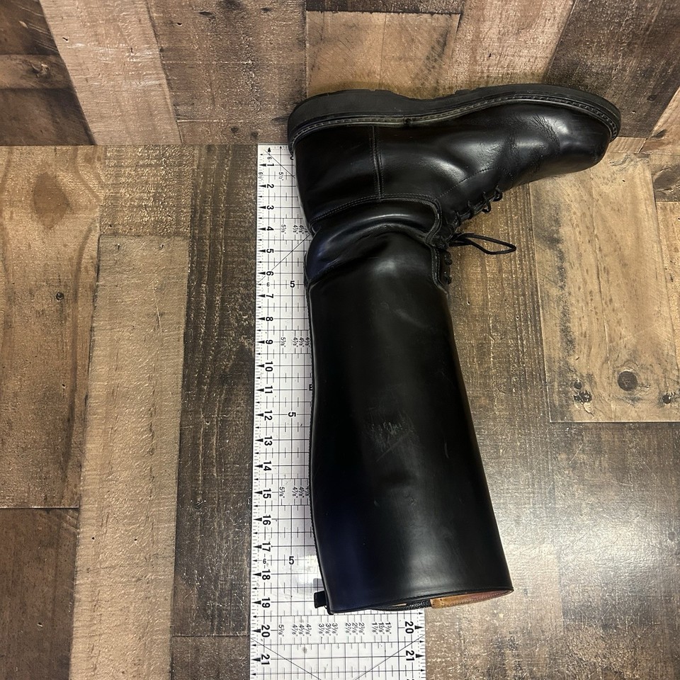 Unbranded Vintage Tall Patrol Lace Up Work Boots Mens 13 EE | eBay