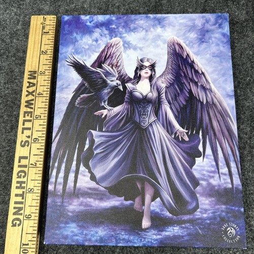 Anne Stokes Collection Canvas Wall Art 10x7.5 Inch Gothic Raven Dark ...
