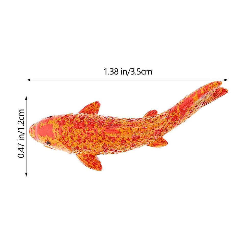 10pcs Tiny Koi Fish Decorations for Miniature Aquariums - Realistic ...