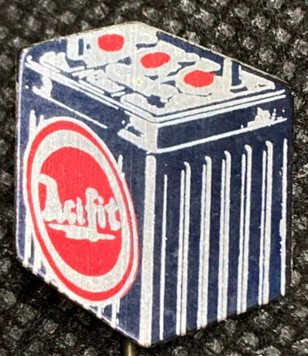 Vintage ACIFIT BATTERIES Logo Advertising Pin Lapel Stick Badge | eBay ...