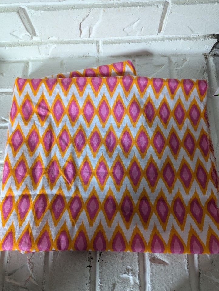 VIBRANT Carnival Pinwheel Quilt Top Unfinished Backing Fabric & Thread ...